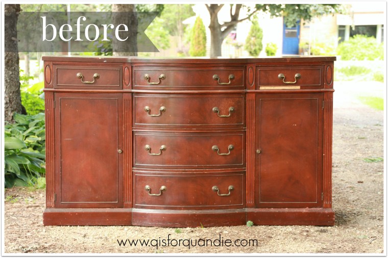 french linen sideboard. – q is for quandie