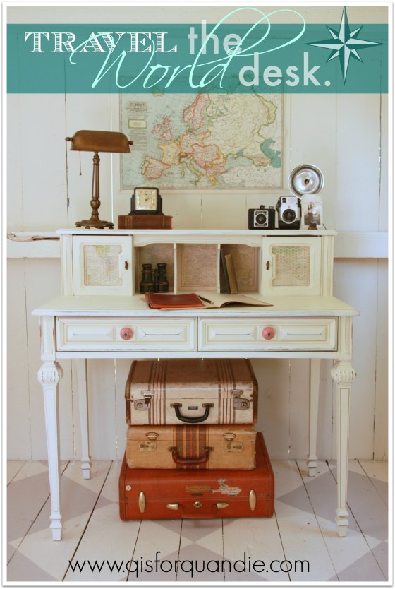 travel the world desk. – q is for quandie