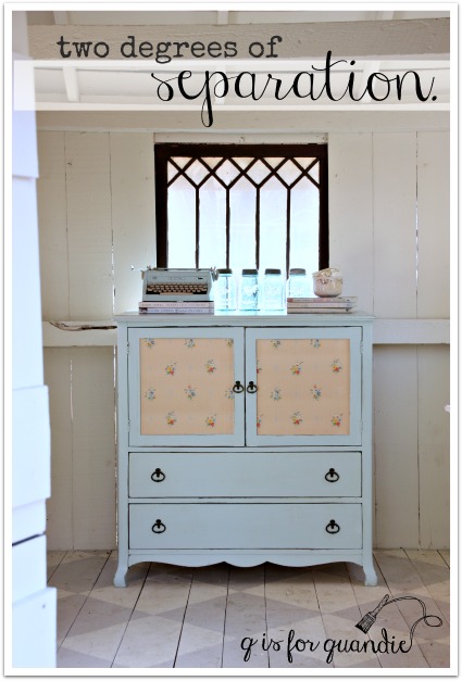 two degrees of separation. – q is for quandie