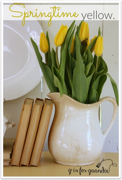 springtime yellow. – q is for quandie