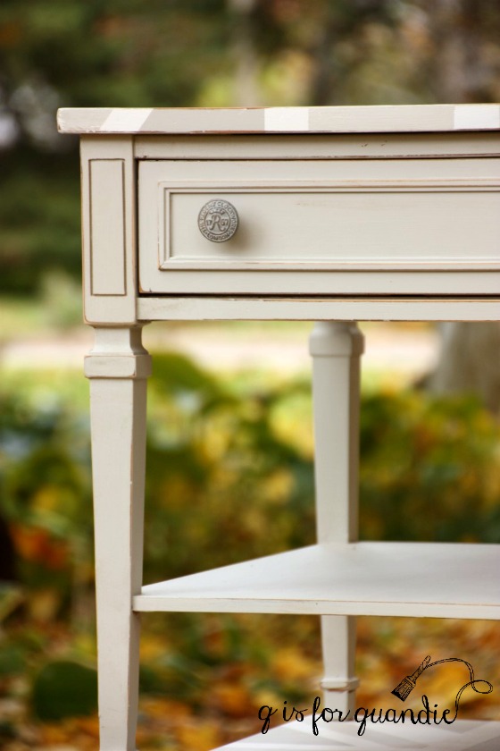 a pair of union jack tables. – q is for quandie
