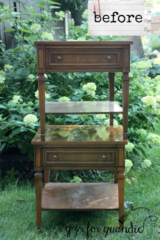 a pair of union jack tables. – q is for quandie