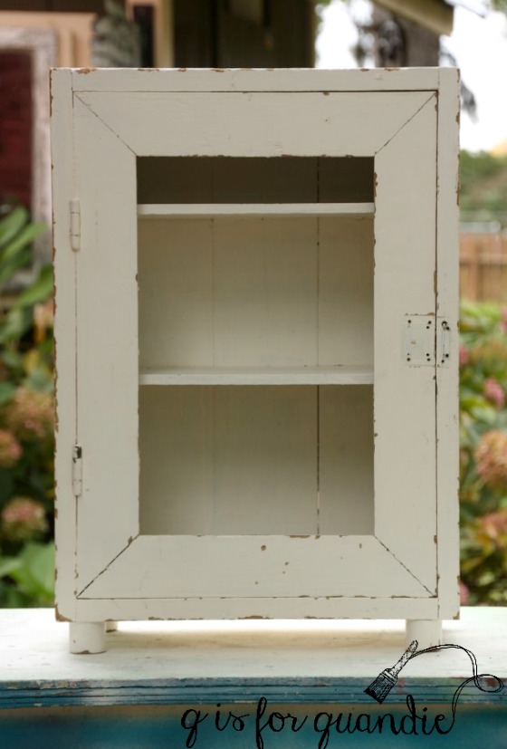 a small cupboard. – q is for quandie