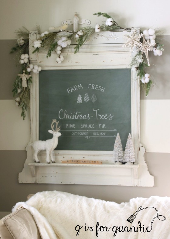 farm fresh chalkboard. – q is for quandie
