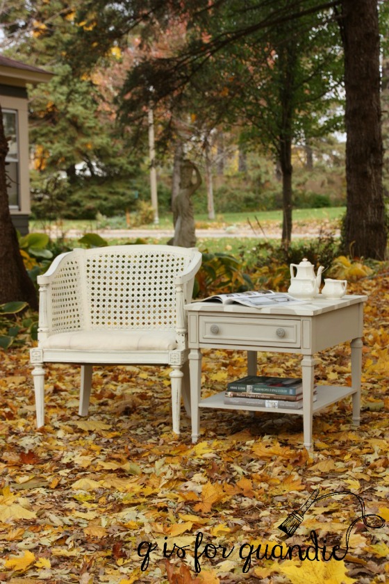 a pair of union jack tables. – q is for quandie