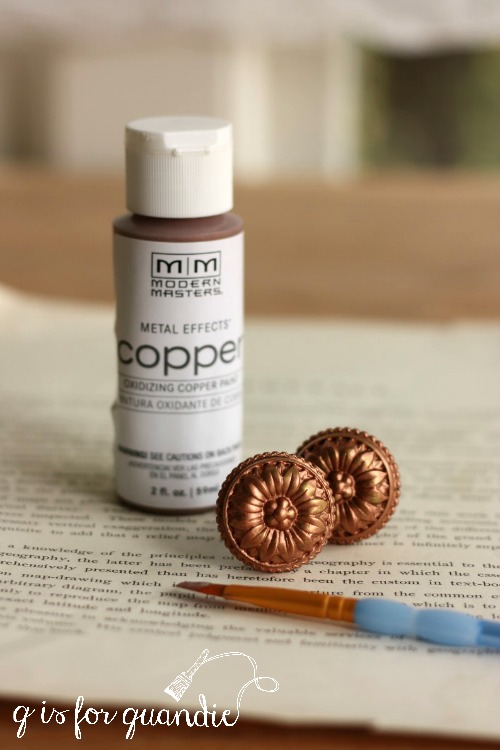 adding the gleam of copper. – q is for quandie