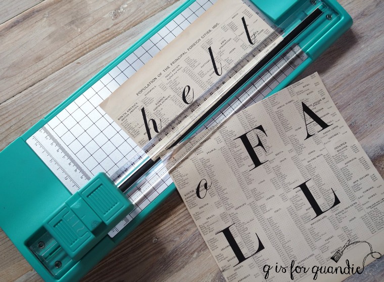 hello fall book page banner. – q is for quandie