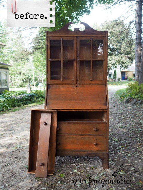 the handmade hutch. – q is for quandie