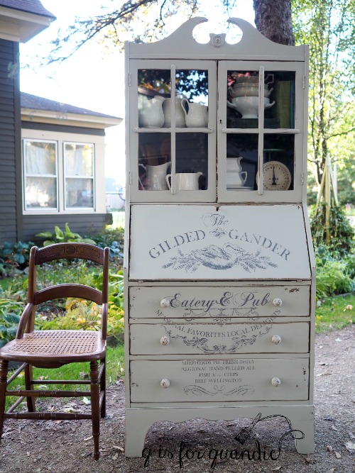 the handmade hutch. – q is for quandie