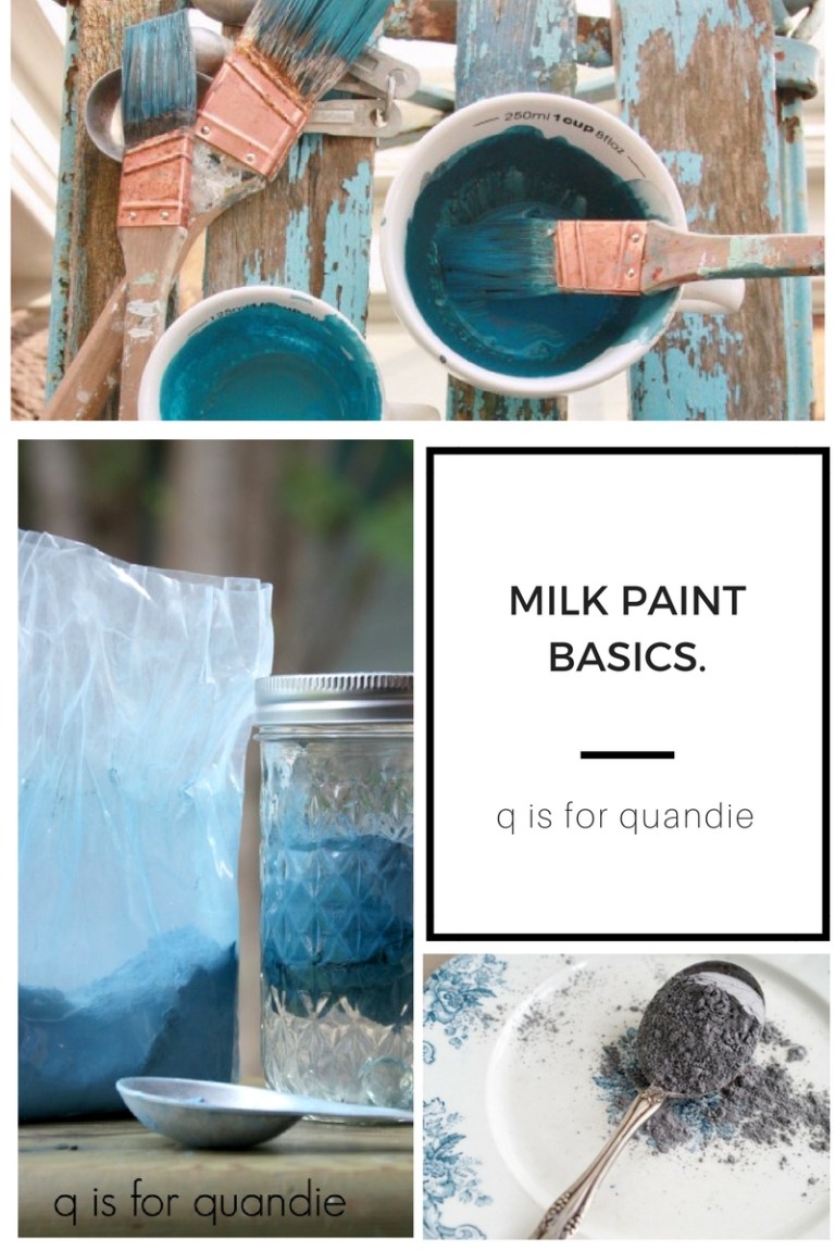 milk paint basics. – q is for quandie
