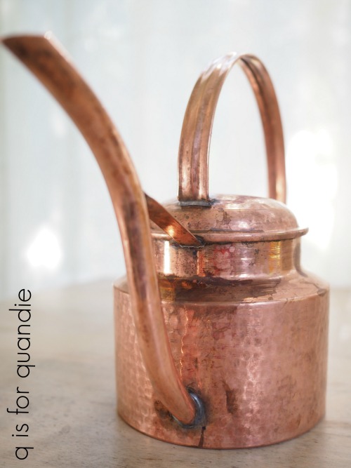 how to polish your copper. – q is for quandie