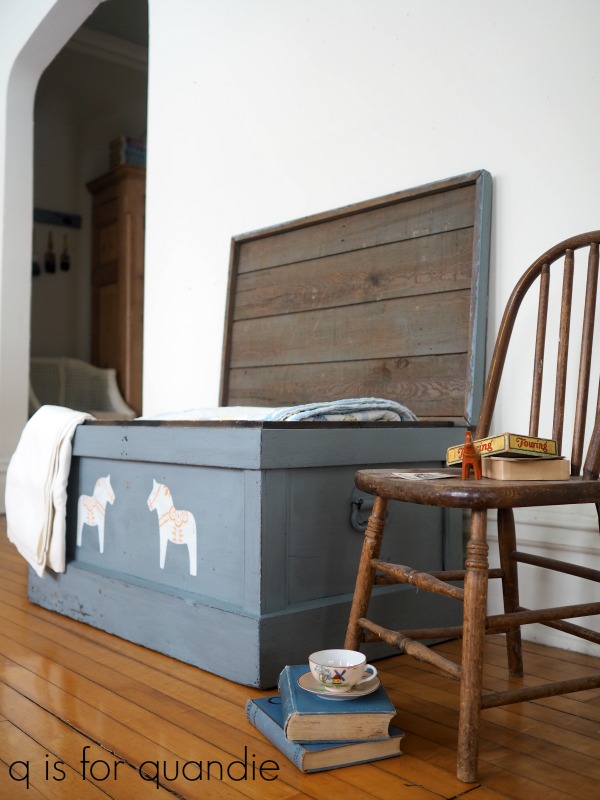 a Swedish (but slightly Norwegian) trunk. – q is for quandie