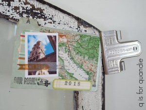 the index card art project. – q is for quandie