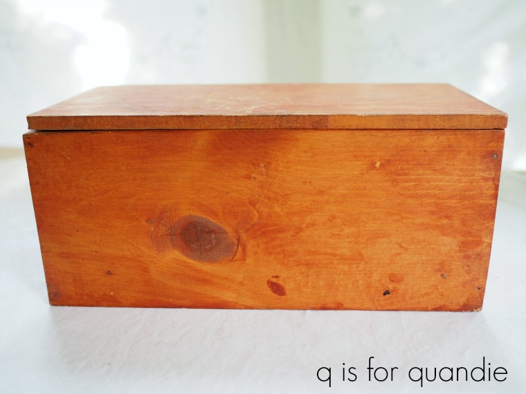 a treasure box. – q is for quandie