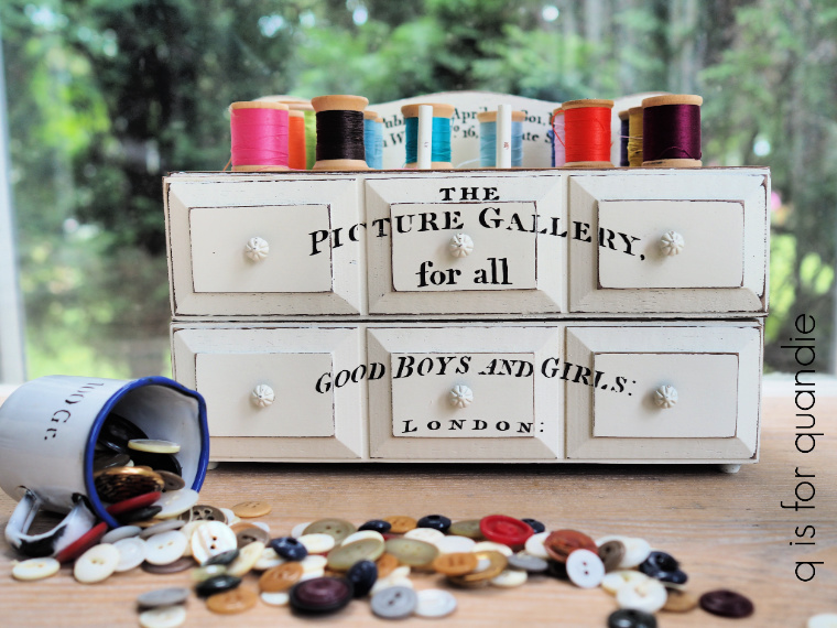 the button box. – q is for quandie