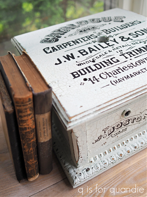 the crackled box. – q is for quandie