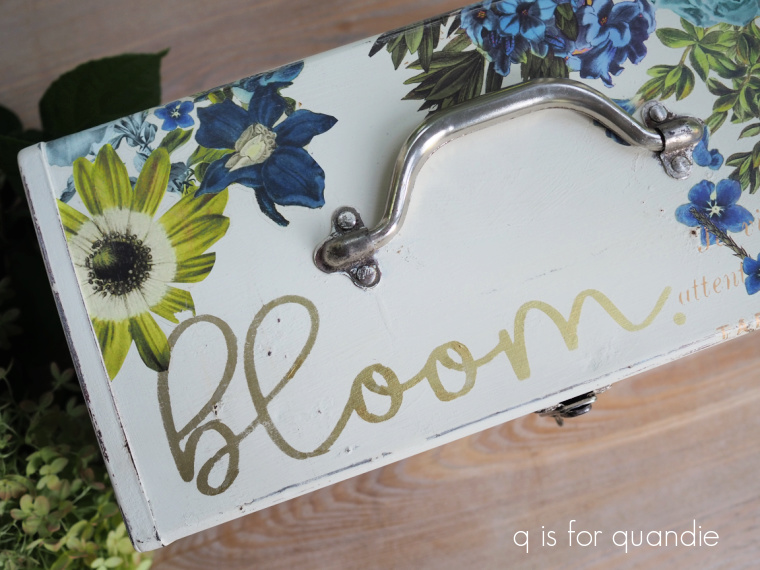 the bloom where you are planted toolbox. – q is for quandie