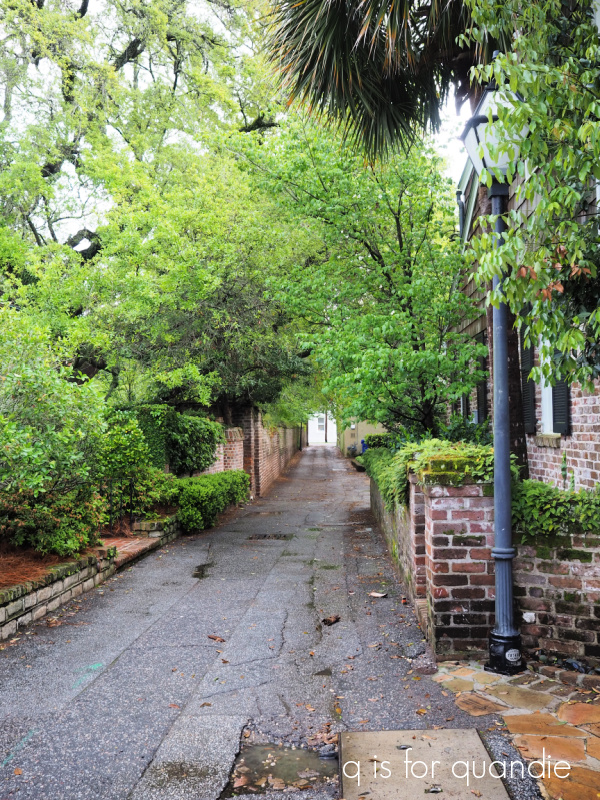 the hidden alleys of charleston. – q is for quandie