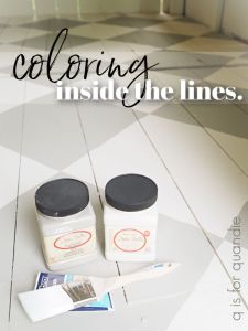 coloring inside the lines. – q is for quandie