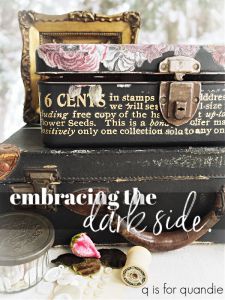embracing the dark side. – q is for quandie