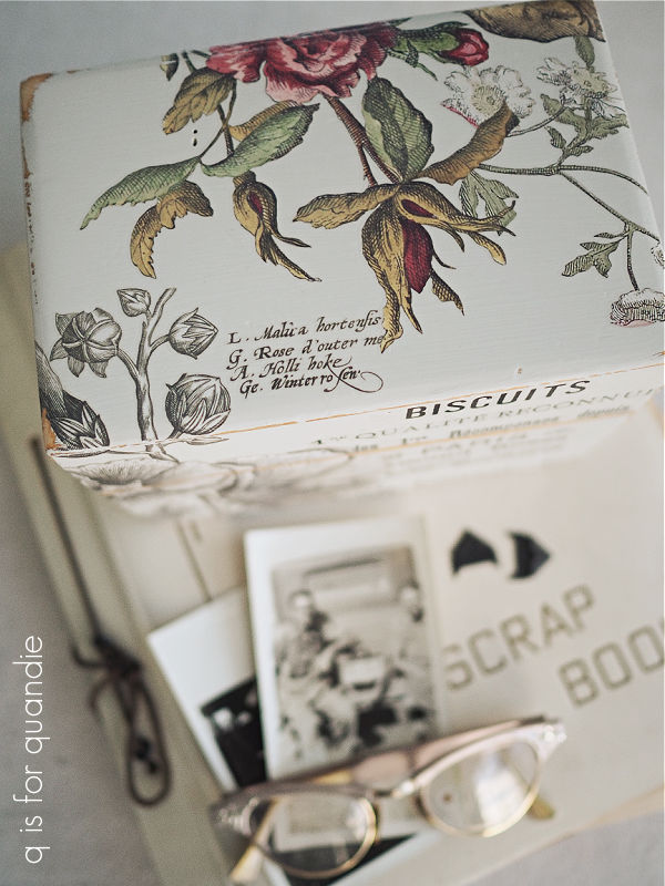 the biscuit box. – q is for quandie