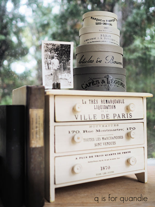 random garage sale finds. – q is for quandie