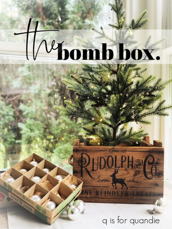 the bomb box. – q is for quandie